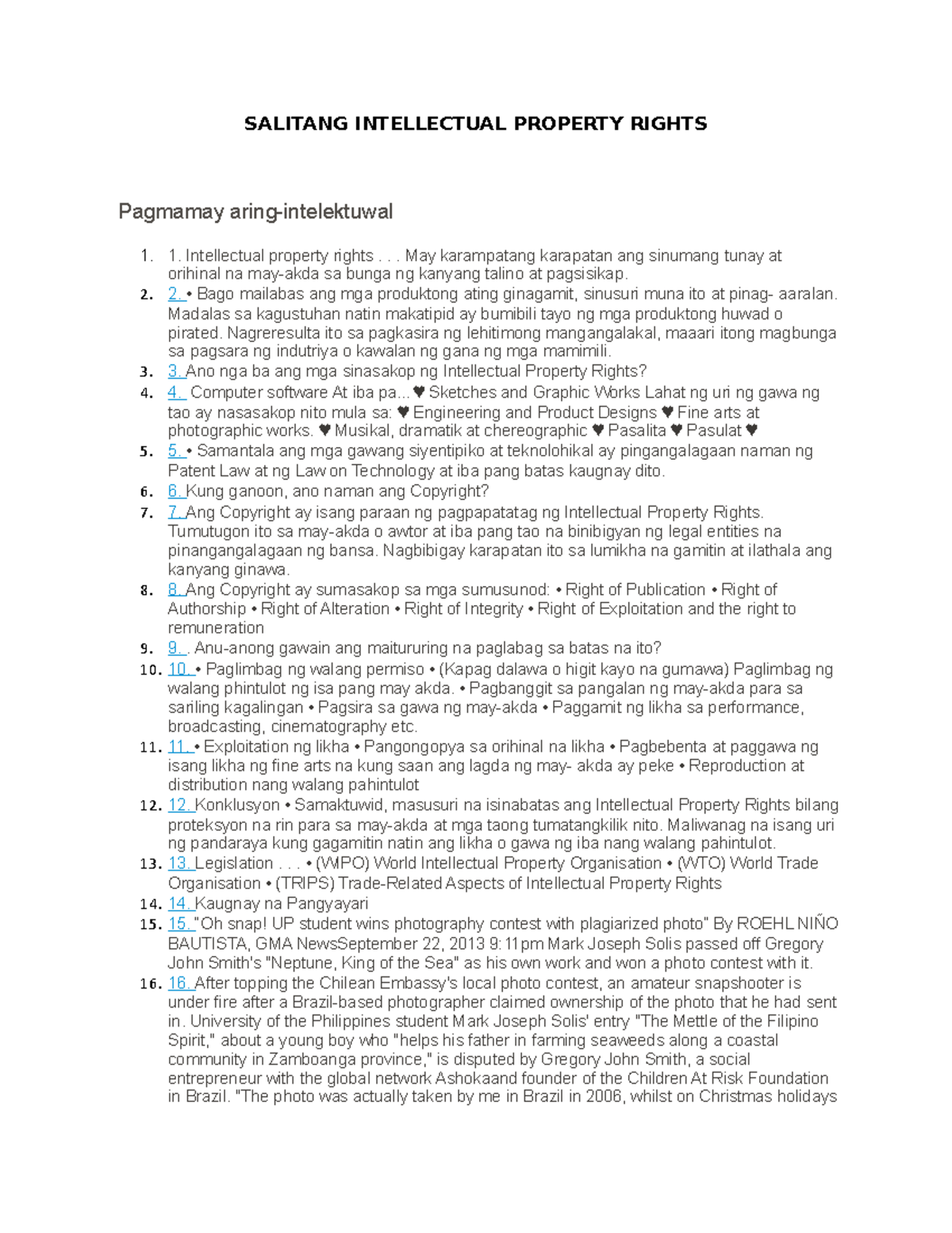 Salitang Intellectual Property Rights - SALITANG INTELLECTUAL PROPERTY ...