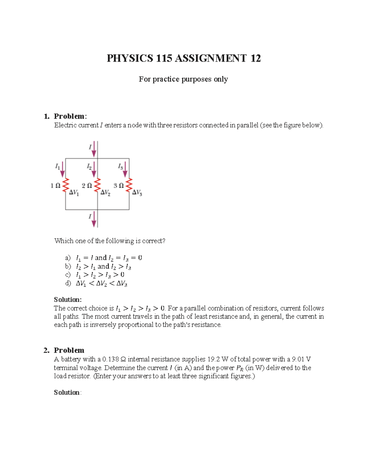 Assignment-12-P115-2021-Solutions - Copy - PHYSICS 115 ASSIGNMENT 12 ...