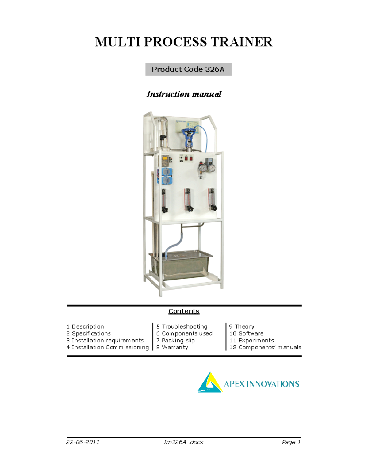 Im326A - LAB MANUAL PDC - 1 Des 2 Spe 3 Ins 4 Ins MU scription ecifications stallation req - Studocu