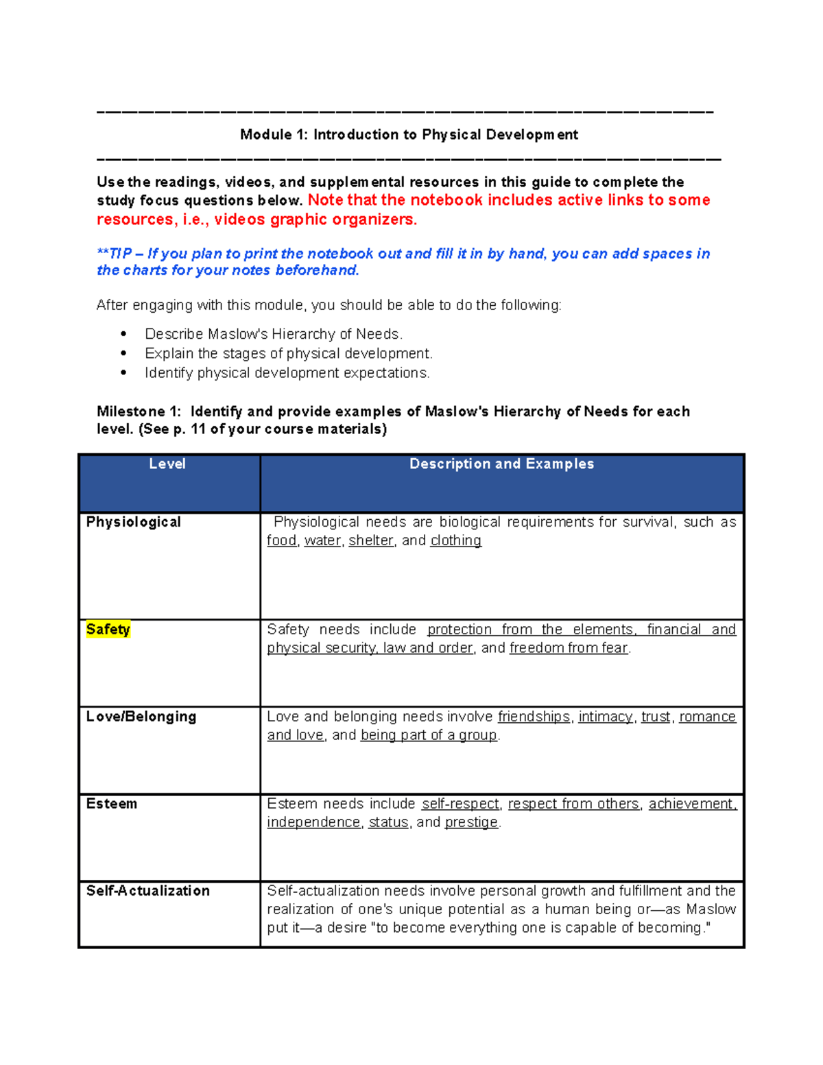 Module 1 Notebook D094 - Lecture notes mod 1 - - Studocu
