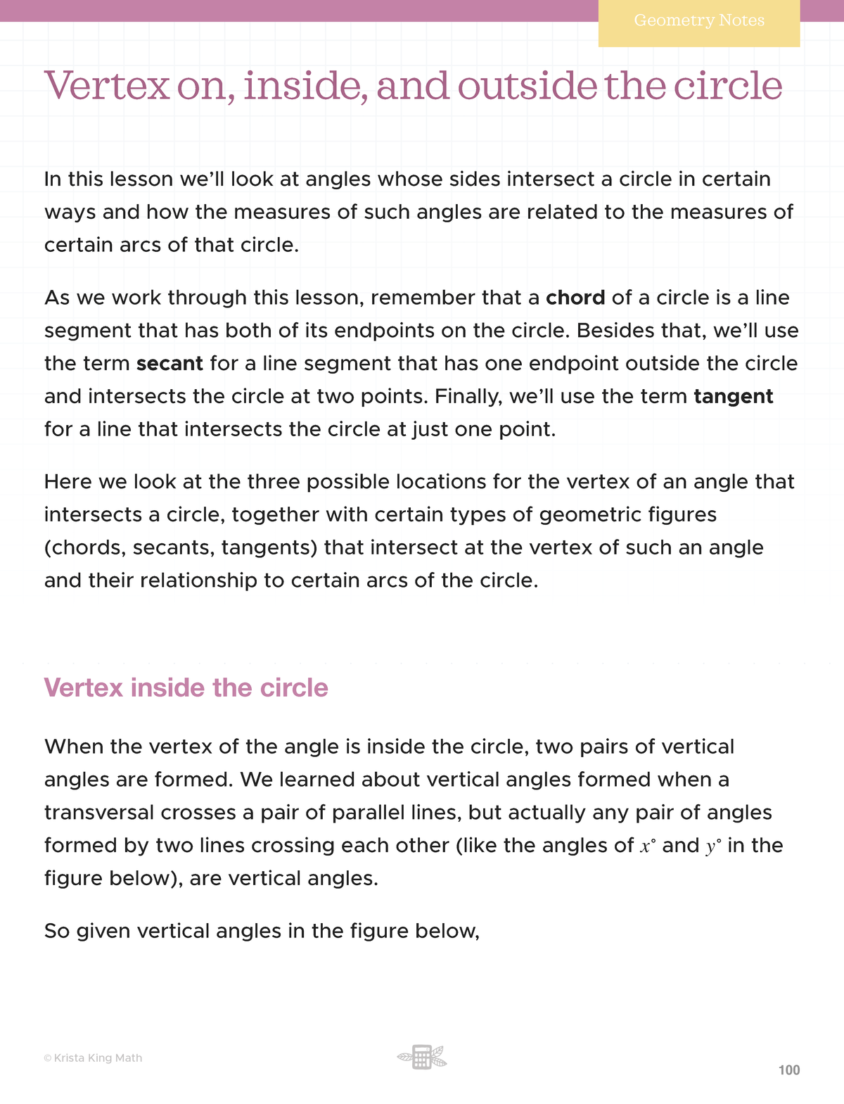 Vertex+on,+inside,+and+outside+the+circle - Vertex on, inside, and ...