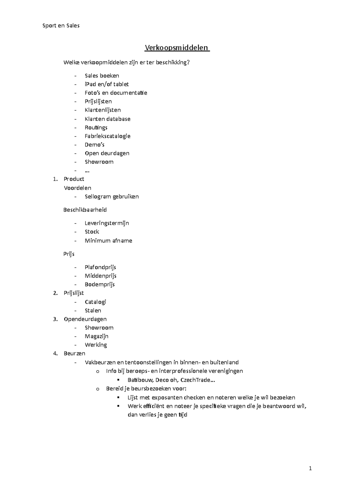 Verkoopsmiddelen - .. Product Voordelen Sellogram gebruiken ...