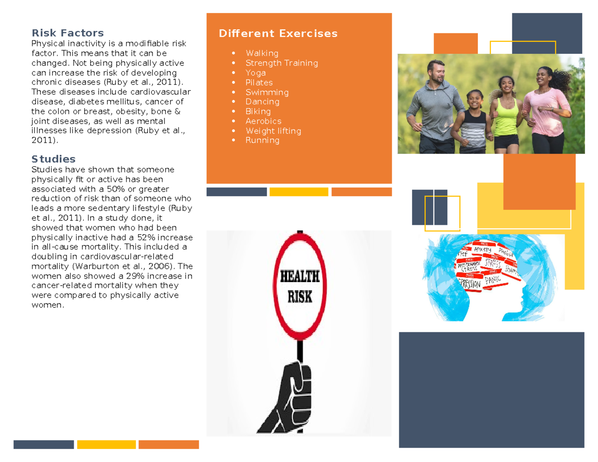 Brochure - Risk Factors Physical inactivity is a modifiable risk factor ...
