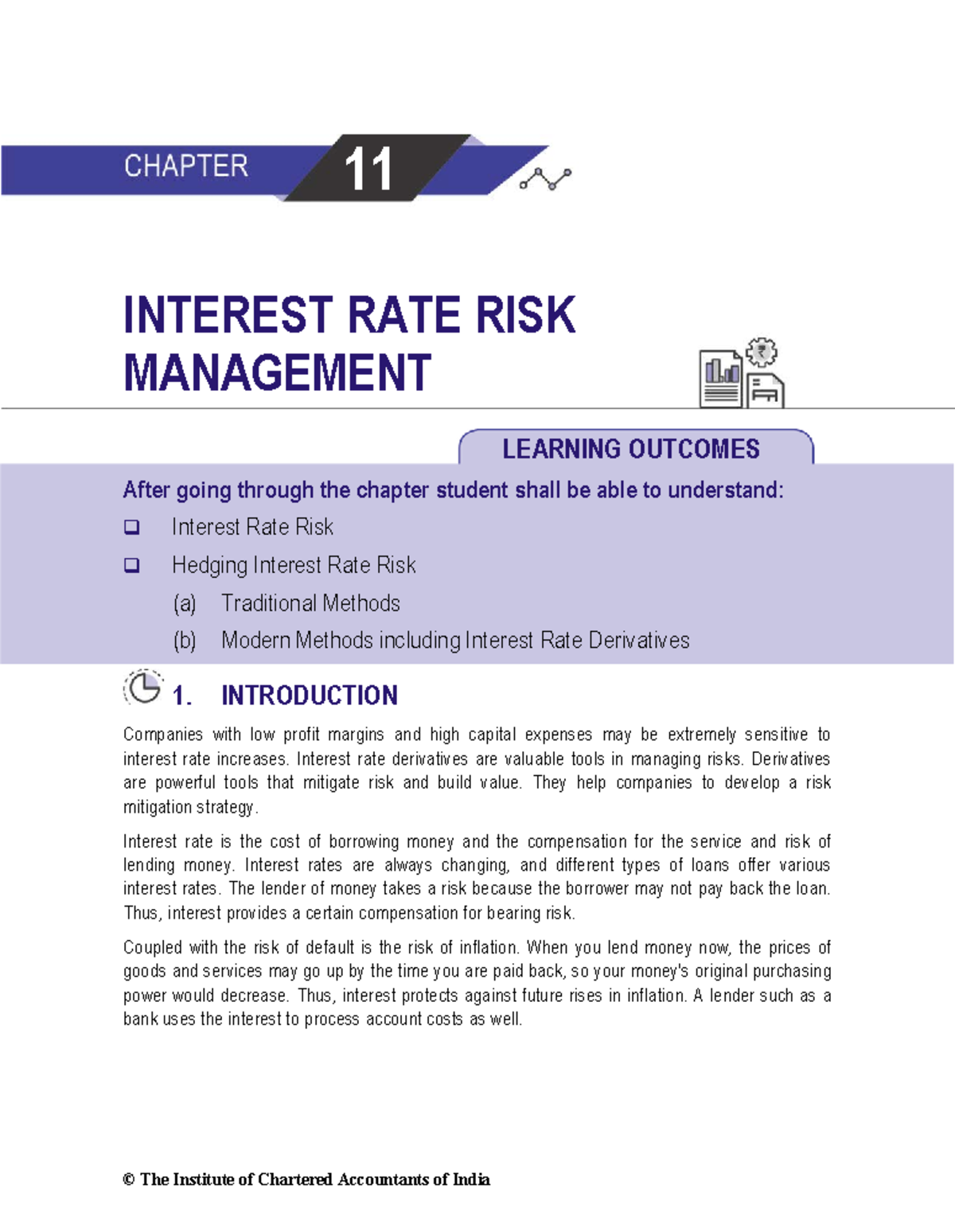 Chapter 11 Interest Rate Risk management - 11 INTEREST RATE RISK ...