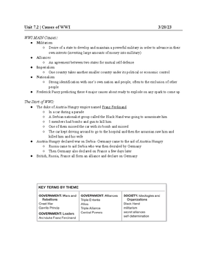 Unit 7.5 Notes - Unit 7 | Unresolved Tensions after WWI 3/28 ...