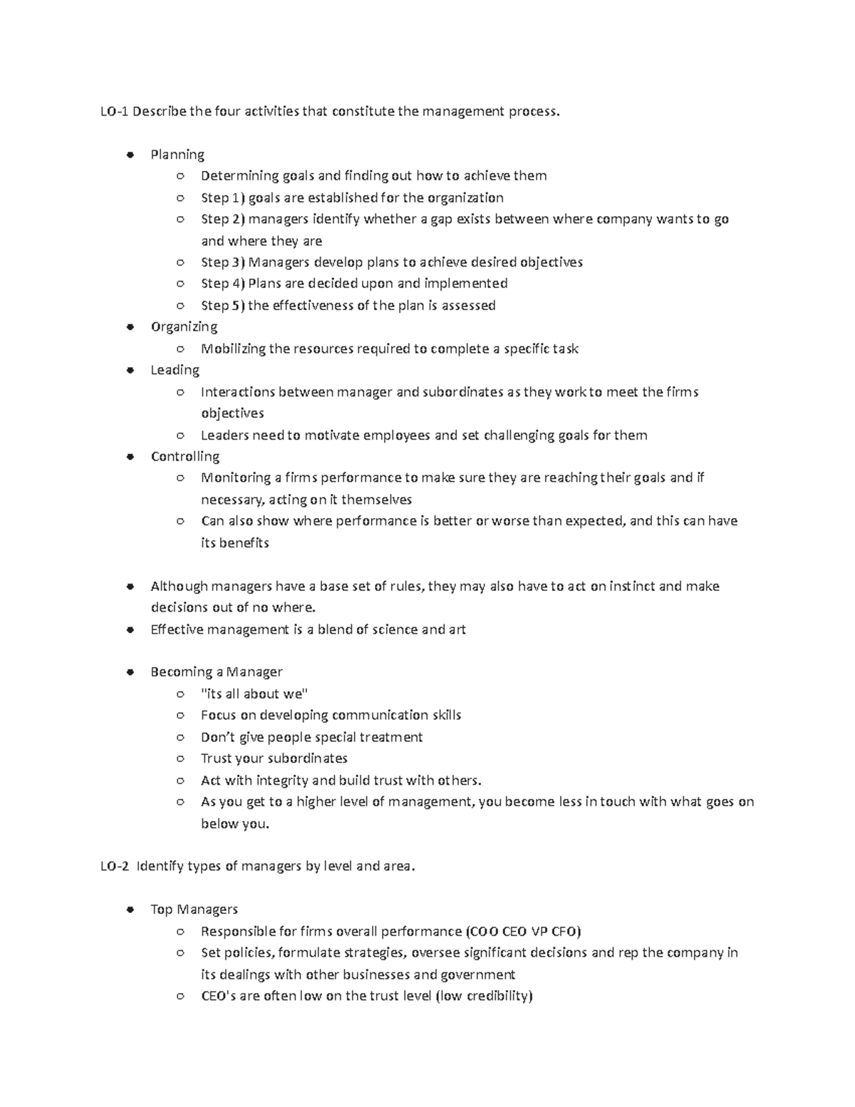 Business 200 intro to business chapter six notes - BUS200 - SFU - Studocu