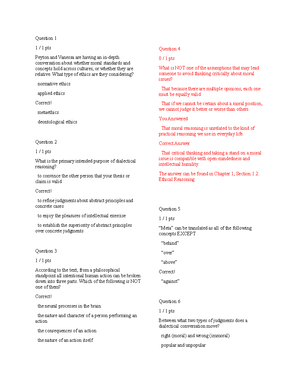 Ethics unit 2 milesstone - PHI 208 - UAGC - Studocu