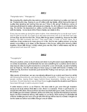 Biodiversity AND Healthy Society ( Group 9) - Lake Napalit, Pigtauran ...
