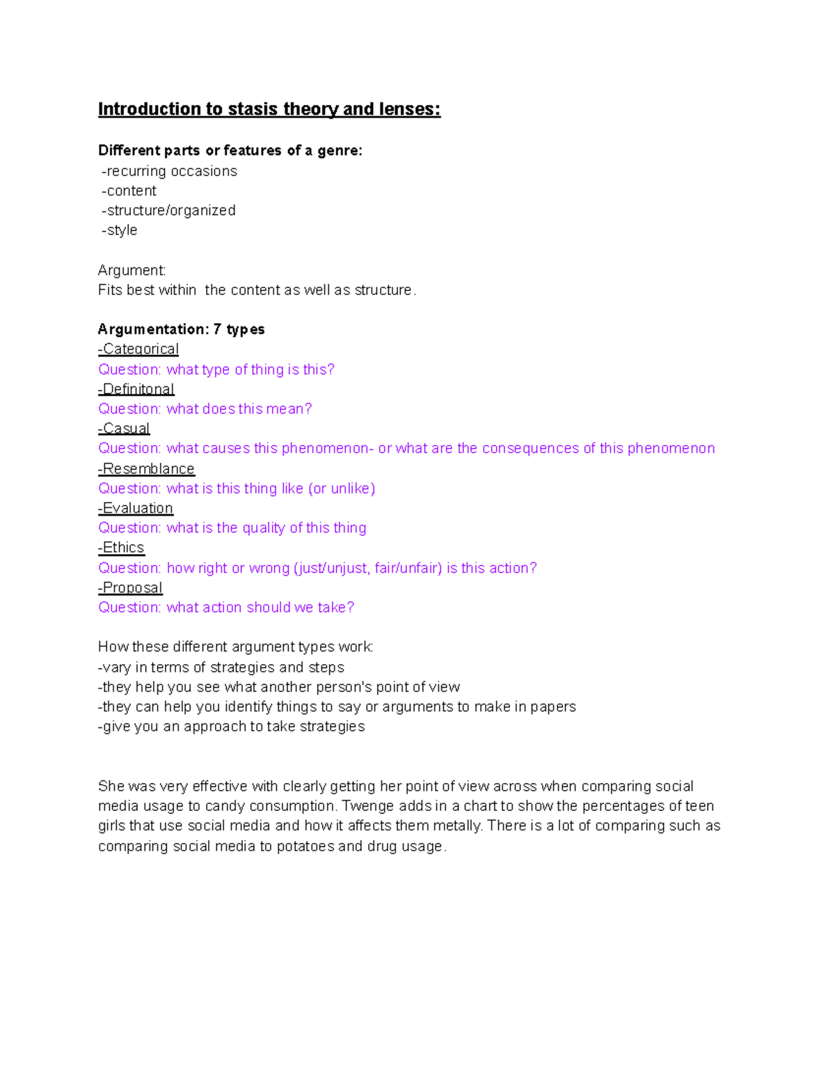 Introducton to stasis theory and lenses - Introduction to stasis theory ...