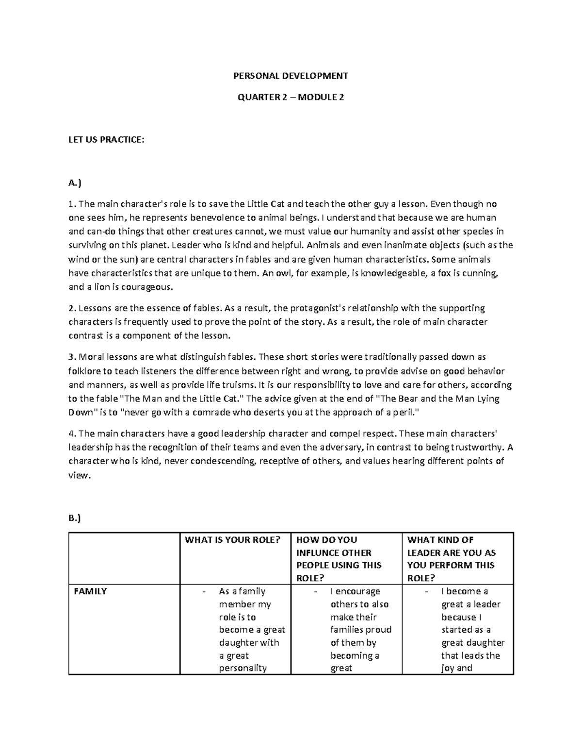 Personal Development Q2-M2 ( Janna Paula Reyes, 12- Dalton) - PERSONAL ...
