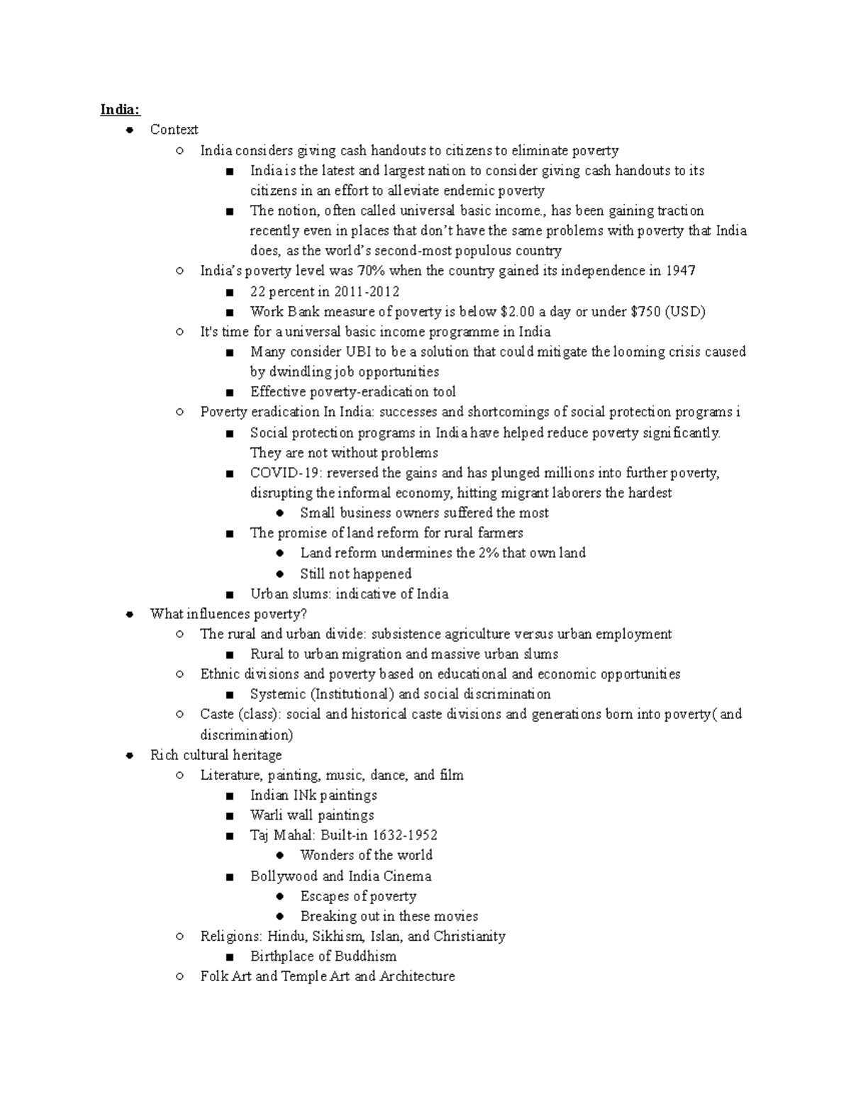 India - Poverty Cultural Heritage Major Periods - India: Context India ...