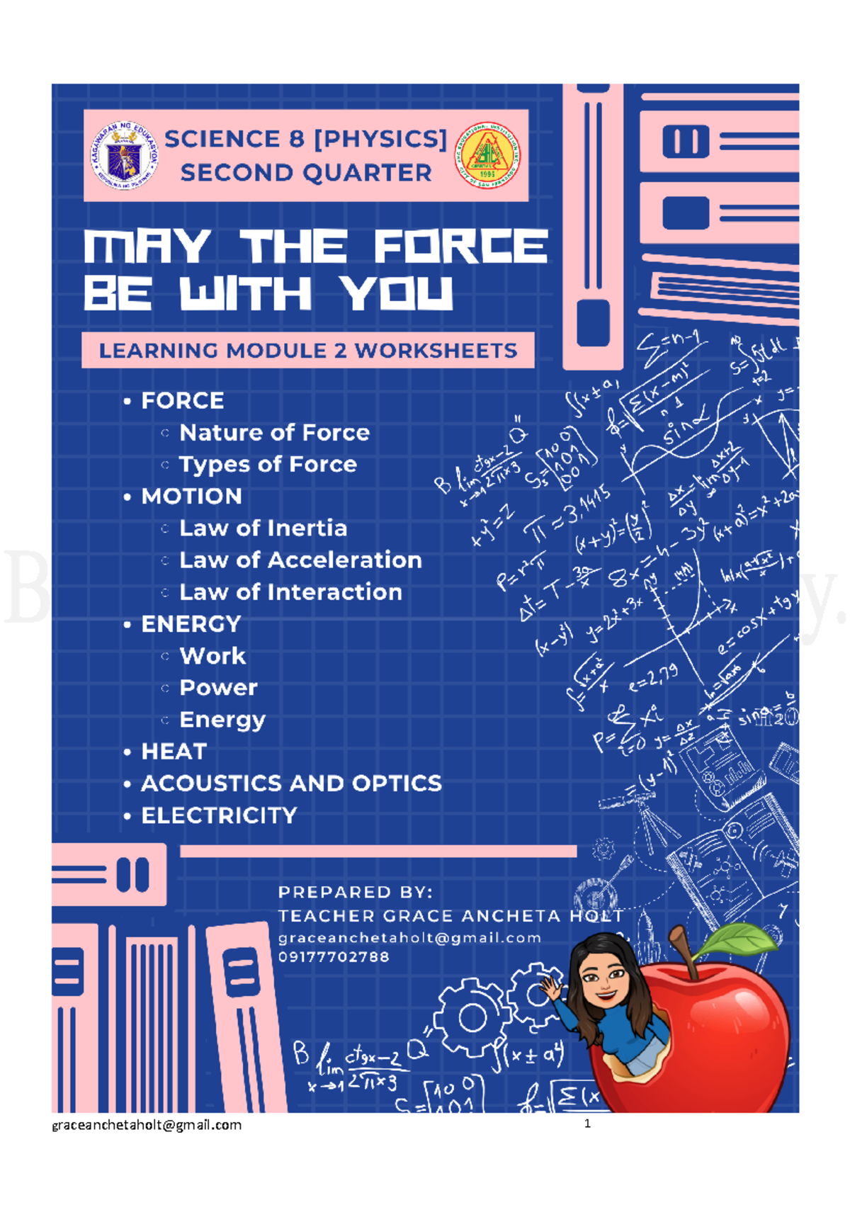 Second Quarter Science 8 Worksheets - SCIENCE 8 School Year 2021 ...