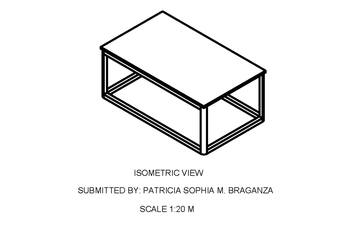 Living ROOM Center Table - Bs Architecture - ISOMETRIC SUBMITTED BY ...