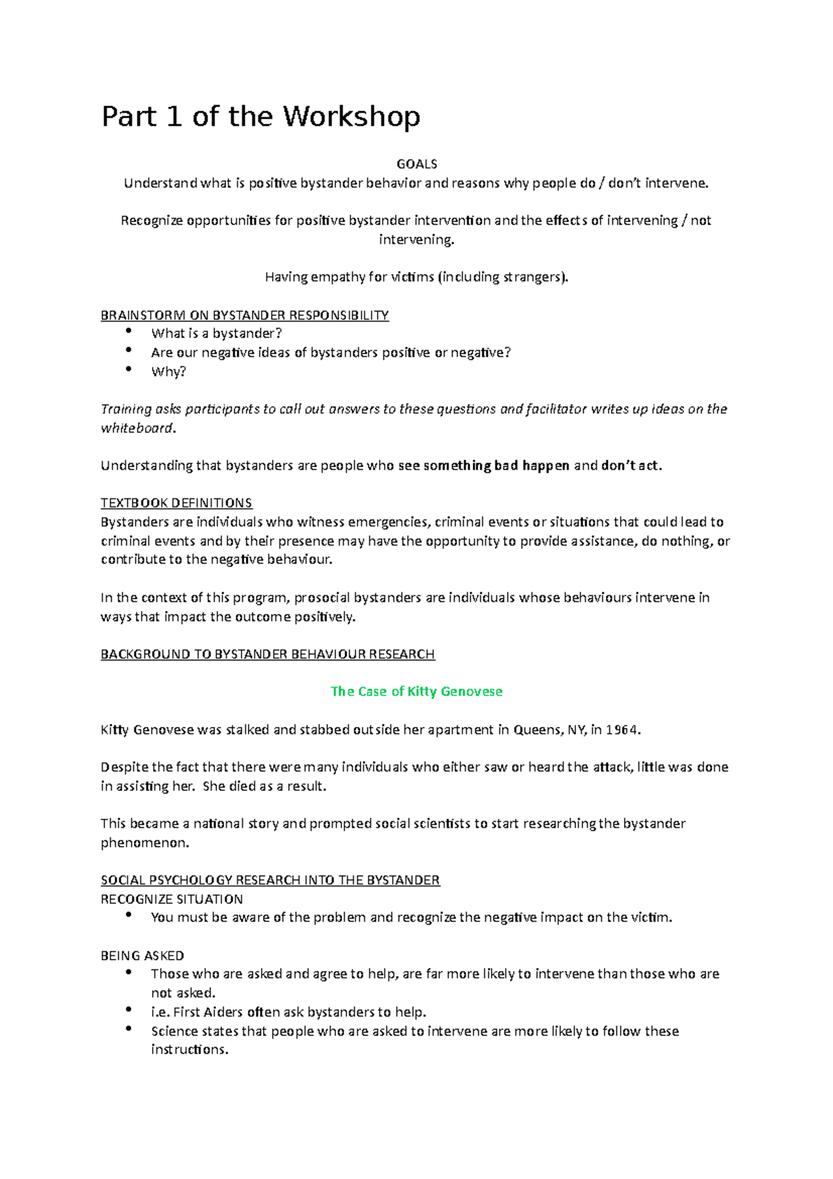 Part 1 of the Workshop - Research Methods and Design - Outlining ...