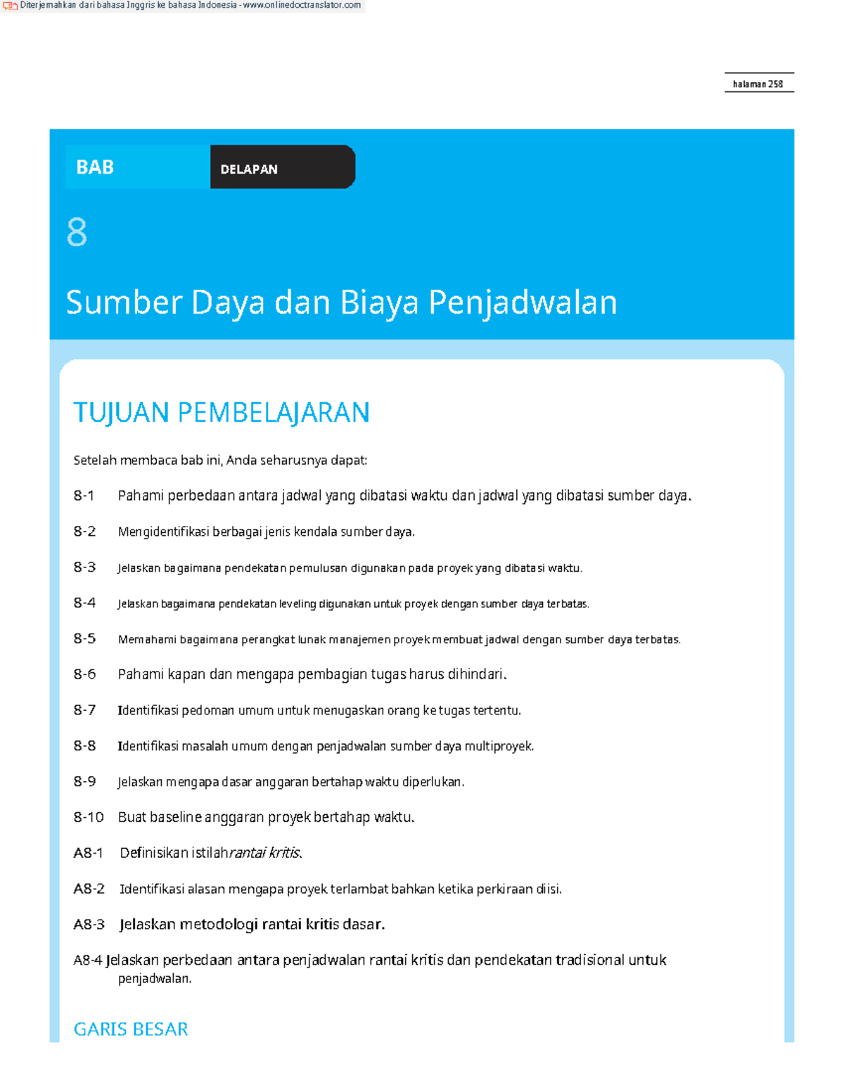Project chp 8 - jnfjshuifhuieshfuihsihcuhxjfioejoifsdhuisdhf - halaman 258 ####### BAB DELAPAN 8 ...