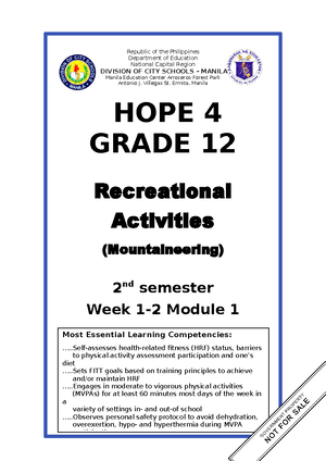 HOPE-4-Module-4 Validated Edited-Compass-Reading - ####### Republic of ...