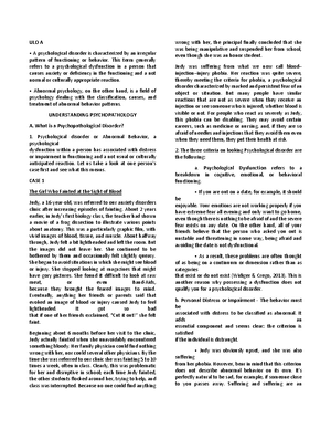 Ab psych Chapter 2 - Integrative approach to psychopathology One ...