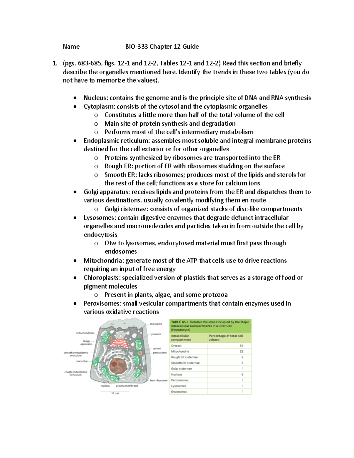BIO333 Chapter 12 SG - Name BIO-333 Chapter 12 Guide (pgs. 6 83 - 685 ...