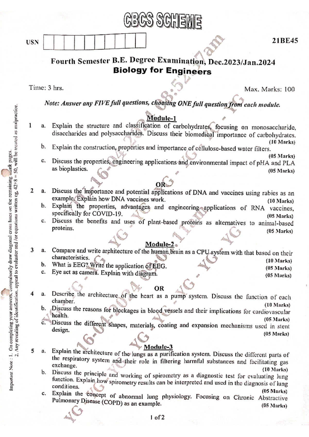 Doc Scanner Aug 29, 2024 10-29 AM - CBCS SCHEME USN 21BE45 Fourth Semester B. Degree Examination ...