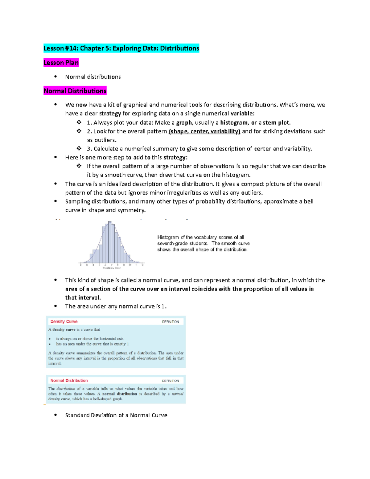 Lesson 14 - litvinova, spring 23 - Lesson #14: Chapter 5: Exploring ...