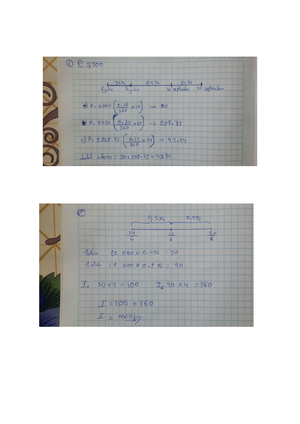 Ejercicios - Ejercicios: 1. Considere un depósito de ahorros de 5,000 ...