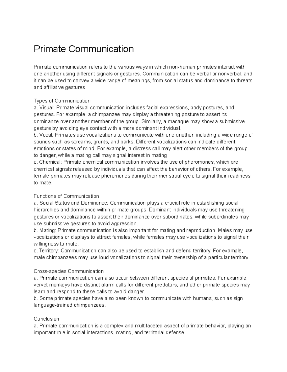 Introduction to Physical Anthropology (ANT-1010) Lecture 81 - Primate ...