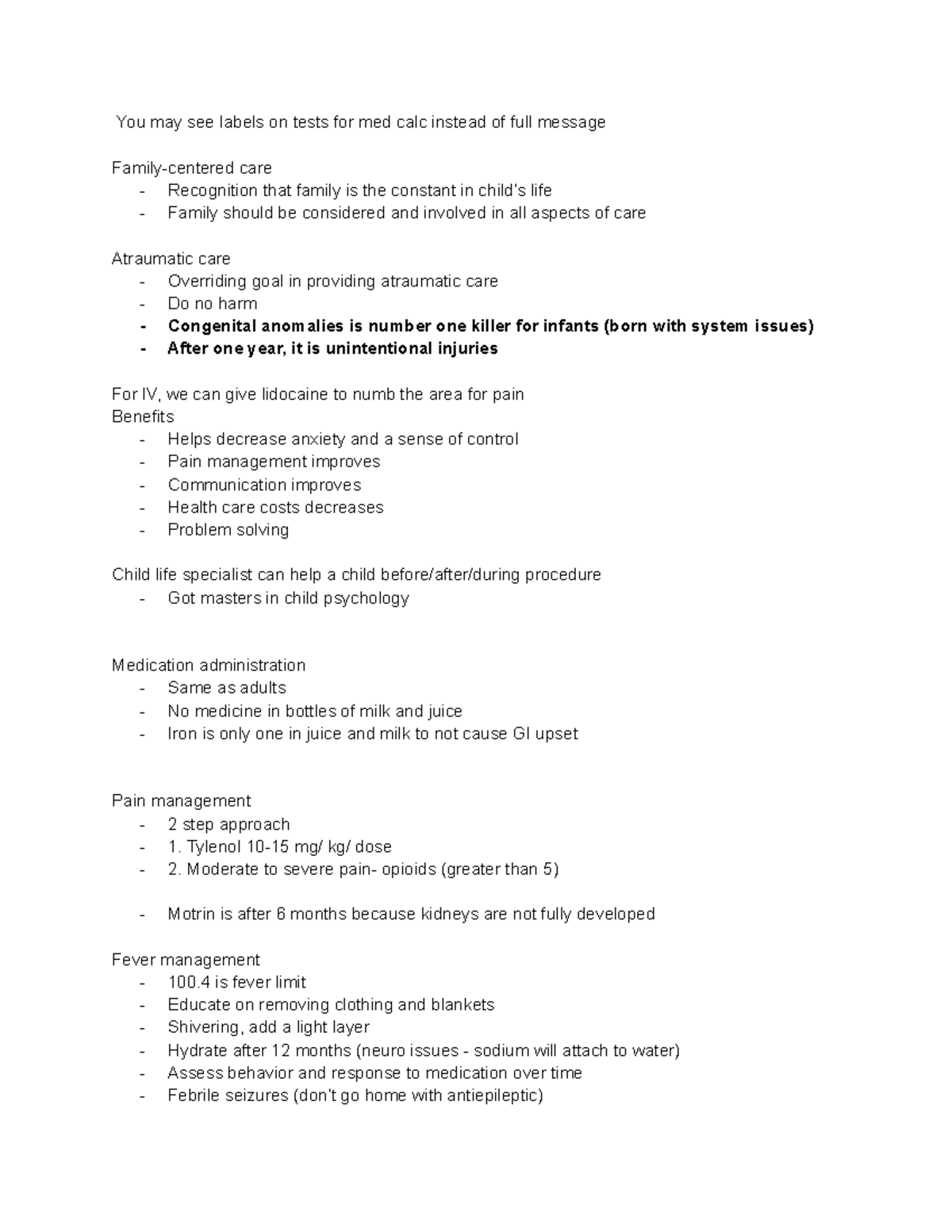 NR328 Exam 1 Study Guide - You may see labels on tests for med calc ...