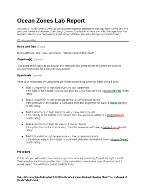 3.06 Coastal Dynamics Lab Report - Coastal Dynamics Lab Report ...
