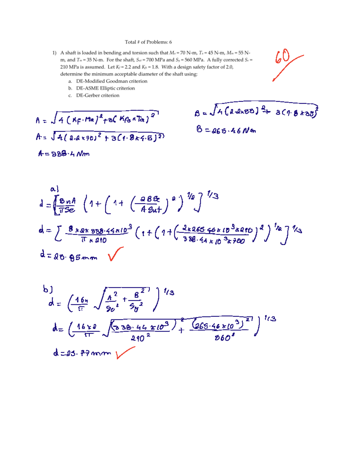 Homework 6 machine - A 14ckf 2tzCkfsxTal p B 265 A 1412 70127361 4 7 al ...