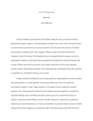 ACC 317 Project One Workbook - Milestone J - Date Accounts Debit Credit ...