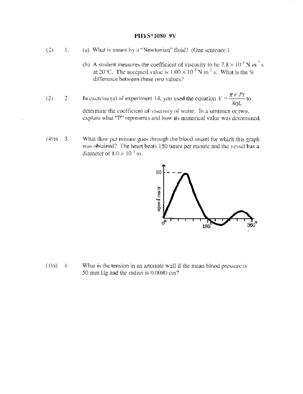 Quiz9 - Physics 1080 W22 sample questions for quiz 9 - Phys*1080 - Studocu