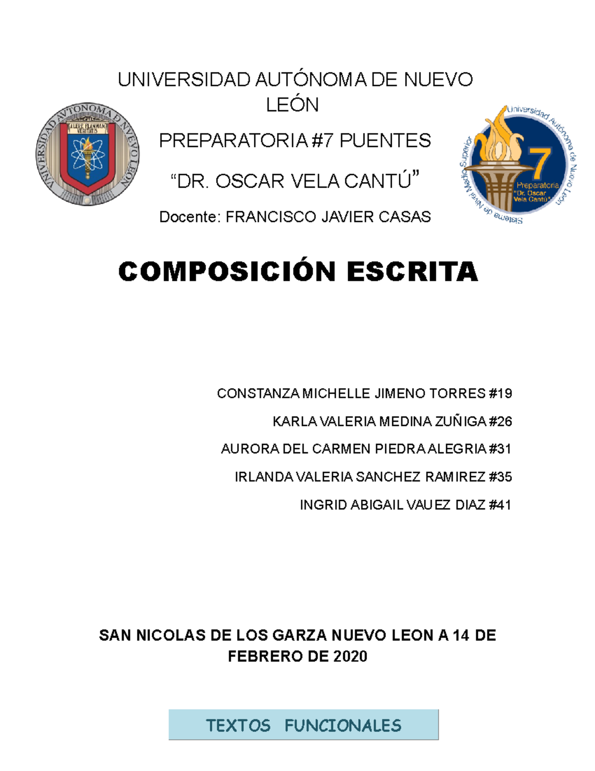 Composición Escrita etapa 2 - COMPOSICIÓN ESCRITA CONSTANZA MICHELLE ...