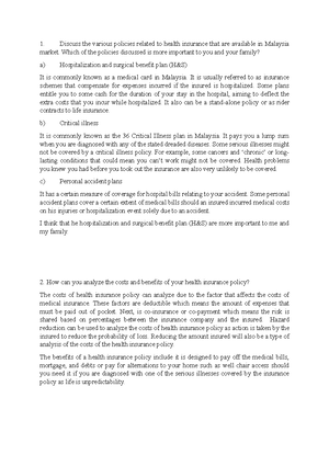 PFP Group and Individual Assignment - FACULTY OF ACCOUNTANCY, FINANCE AND BUSINESS KL MAIN ...