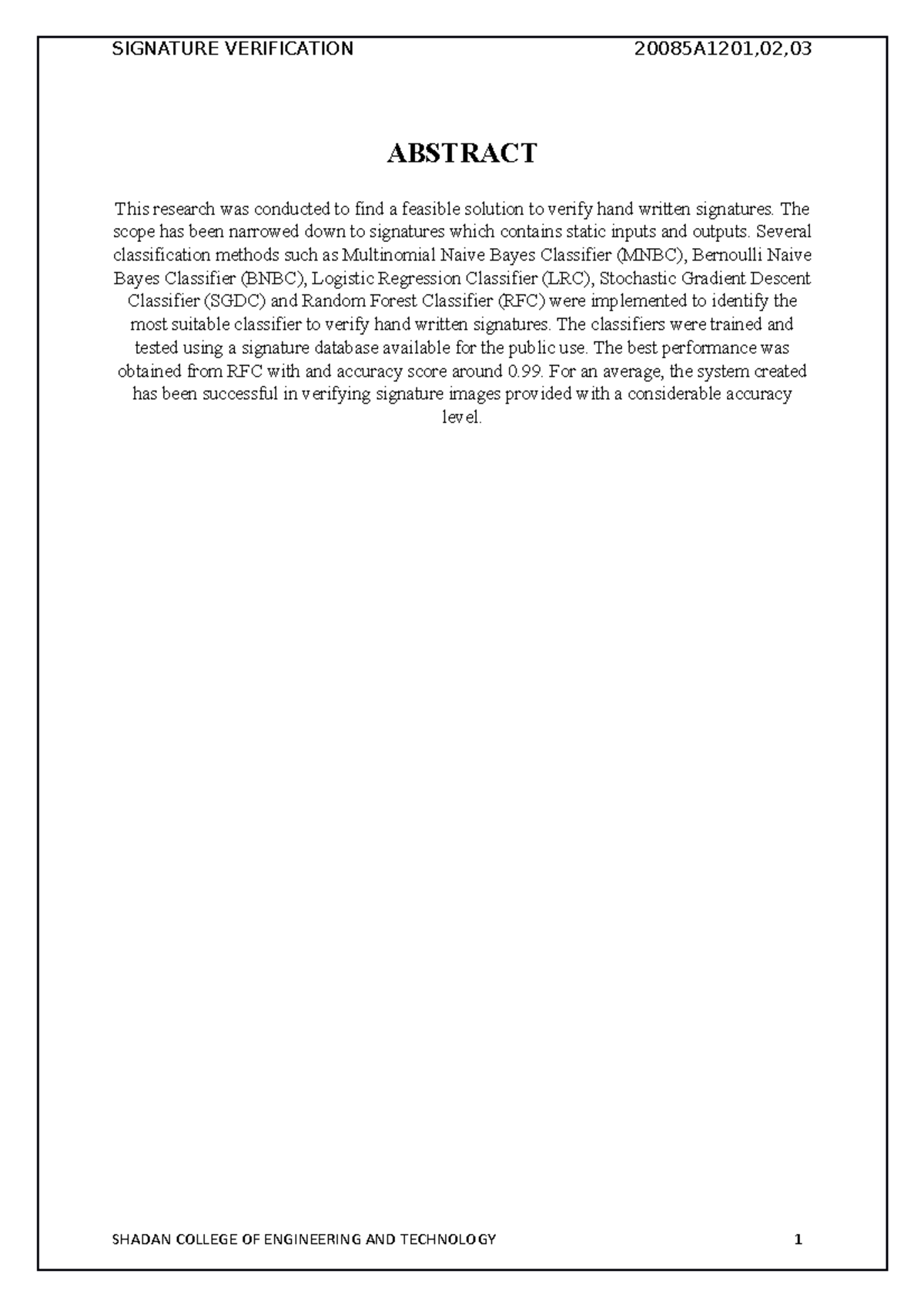 Final DOC IMP - vvfvsfbgbd - ABSTRACT This research was conducted to ...
