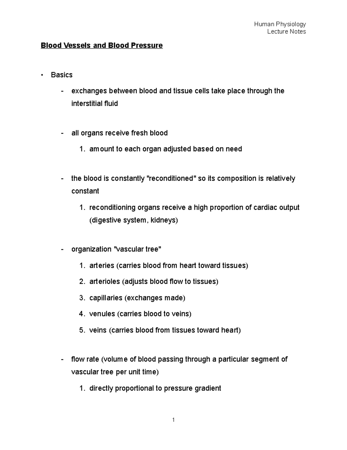 2021-BIOL-Human Physiology-Lecture-Notes-10A - Blood Vessels and Blood ...