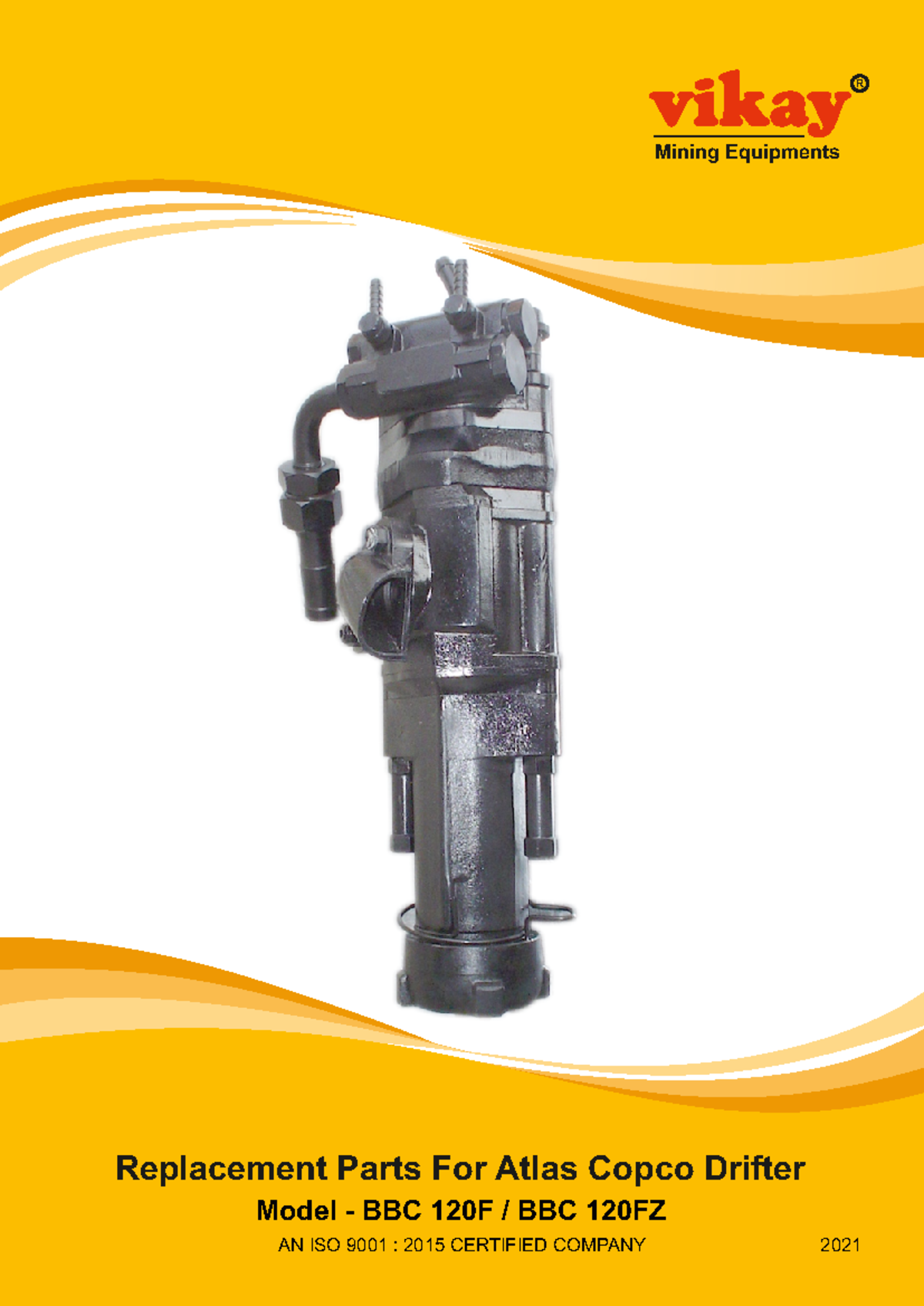 Atlas Copco Drifter BBC 120F Parts - Mining Equipments AN ISO 9001 : ...
