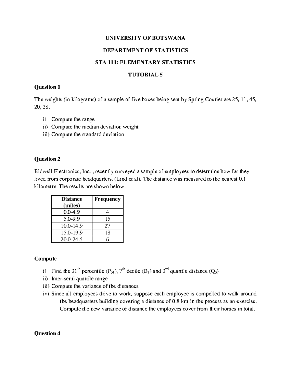 Tutorial 5 - ok i will send - Elementary Statistics - UB - Studocu