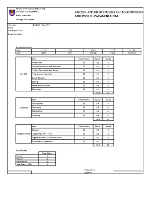 Report Project Smart Dustbin - UNIVERSITI TEKNOLOGI MARA PENGAJIAN ...