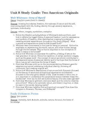 Unit 2 Study Guide - Unit 2: The Enlightenment Jonathan Edwards: “A ...