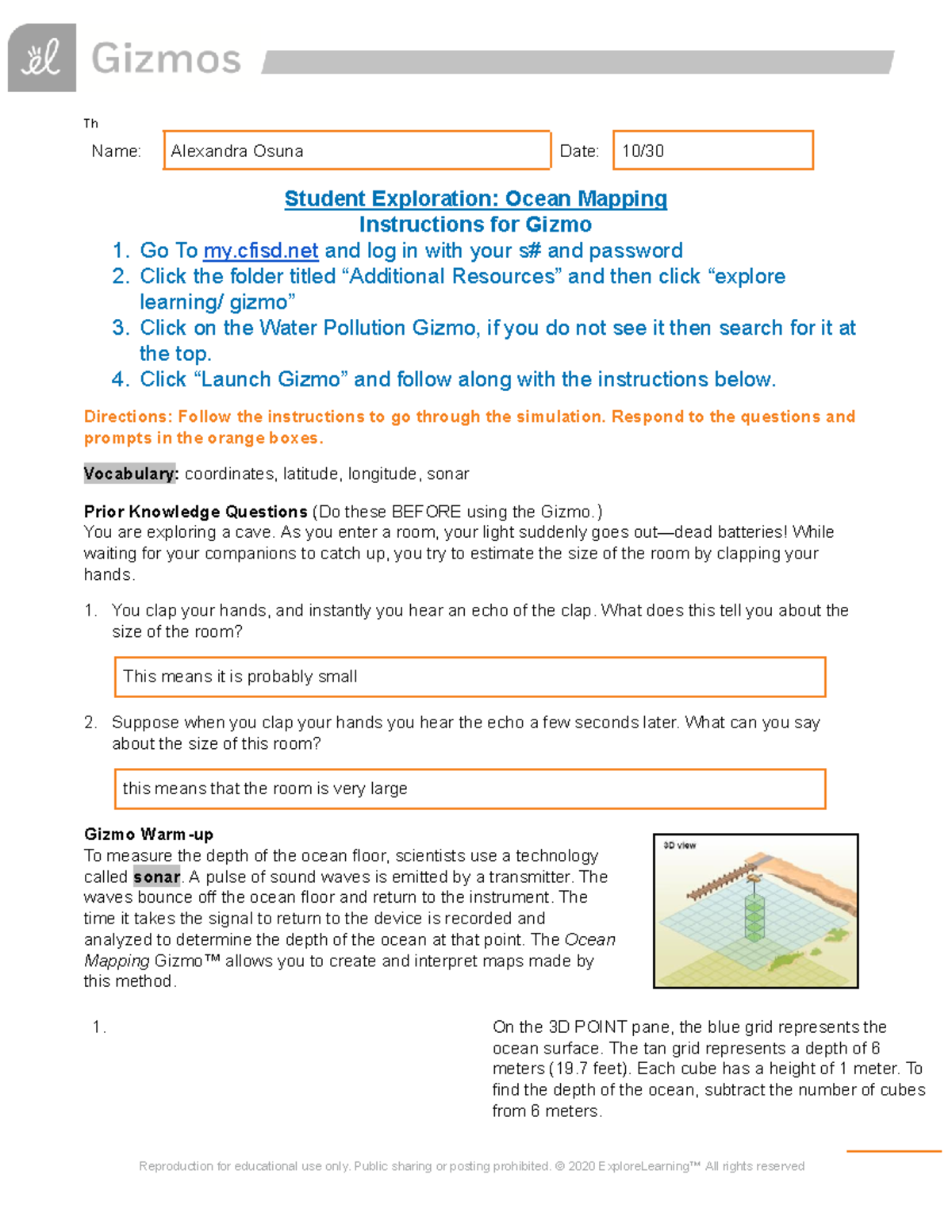 Alexandra Osuna - Ocean Mapping Gizmo - 10313911 - Th Name: Alexandra ...