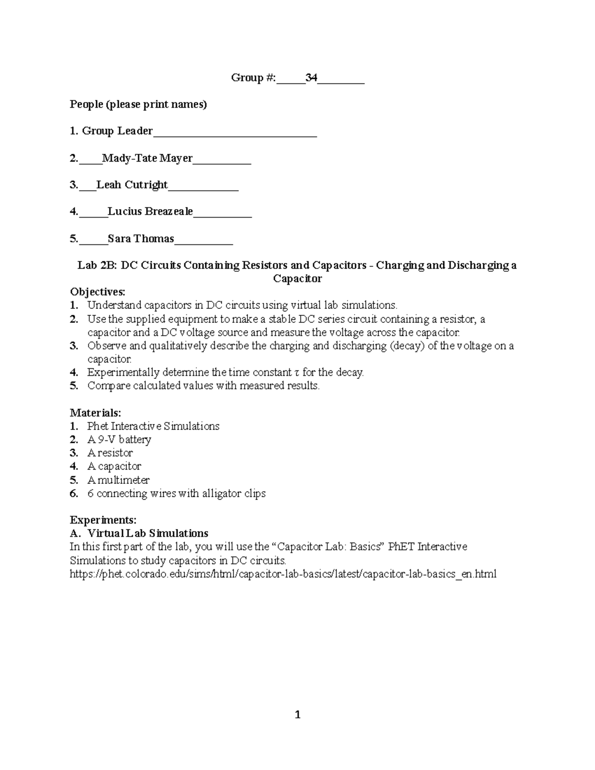 Lab 2B Worksheet Combined & Done - Group #:34___ People (please print ...