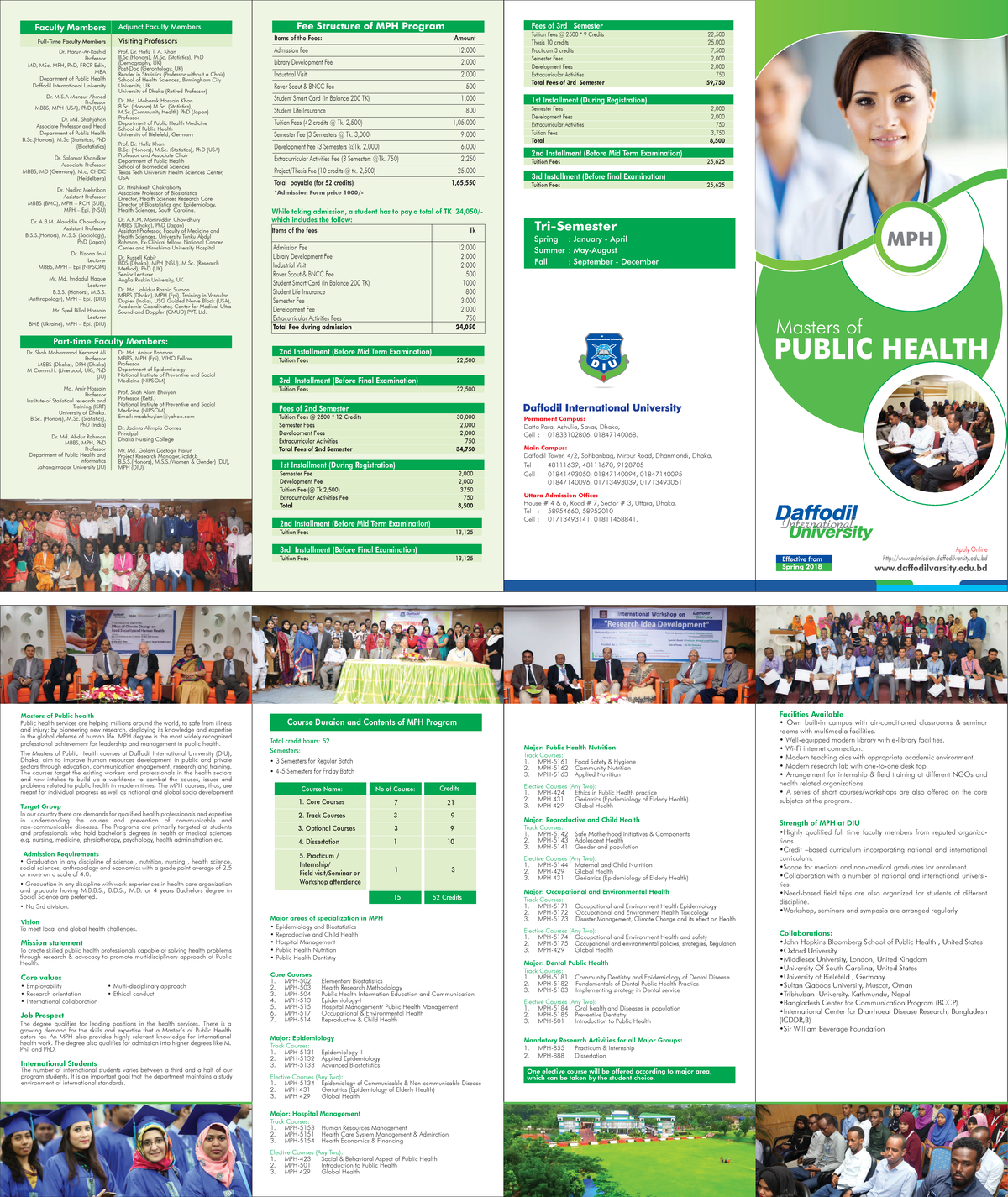 MPH-Flyer - jfhjrr - Strength of MPH at DIU PUBLIC HEALTH Facilities ...