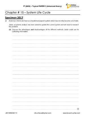 9626 AICE Information Technology Student Learner Guide - Learner Guide ...