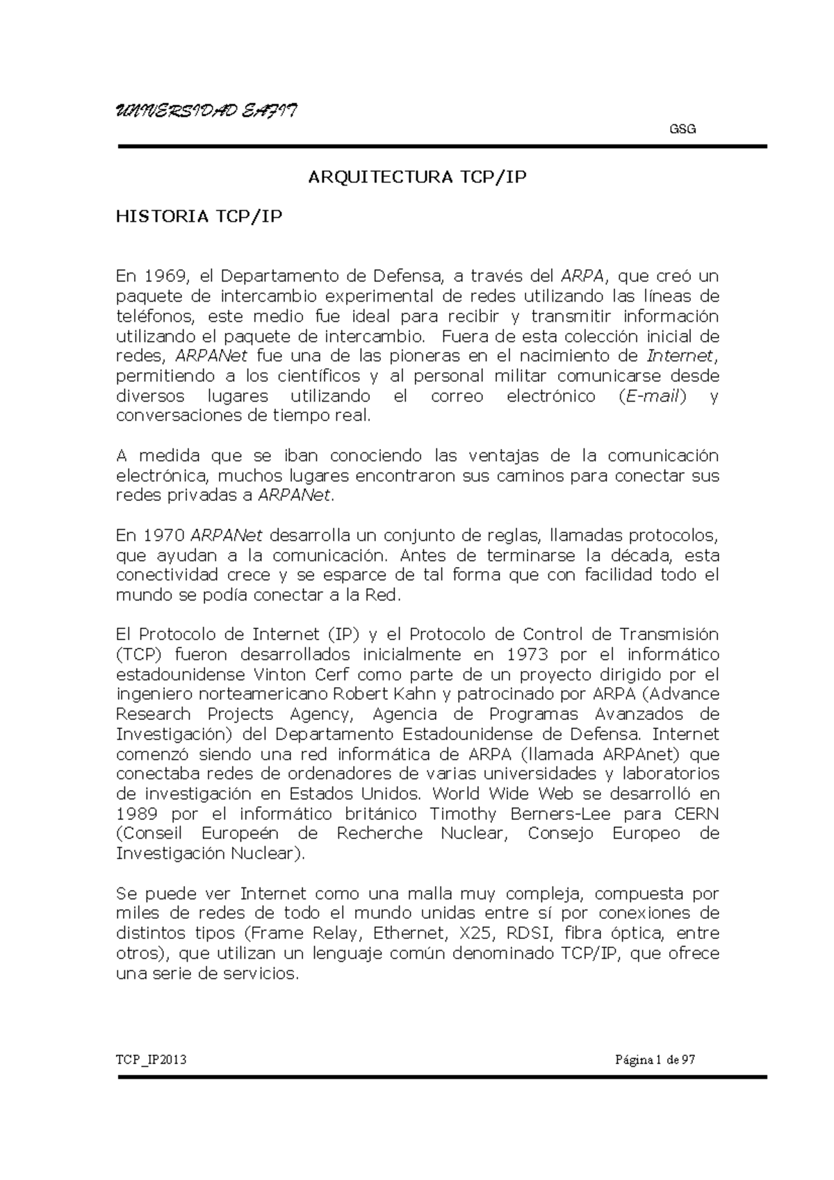 TCP IP2013 - fghgfh - GSG - Studocu