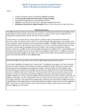 NR103 Final Project Guidelines Sept2023 - NR-103: Transition to the ...
