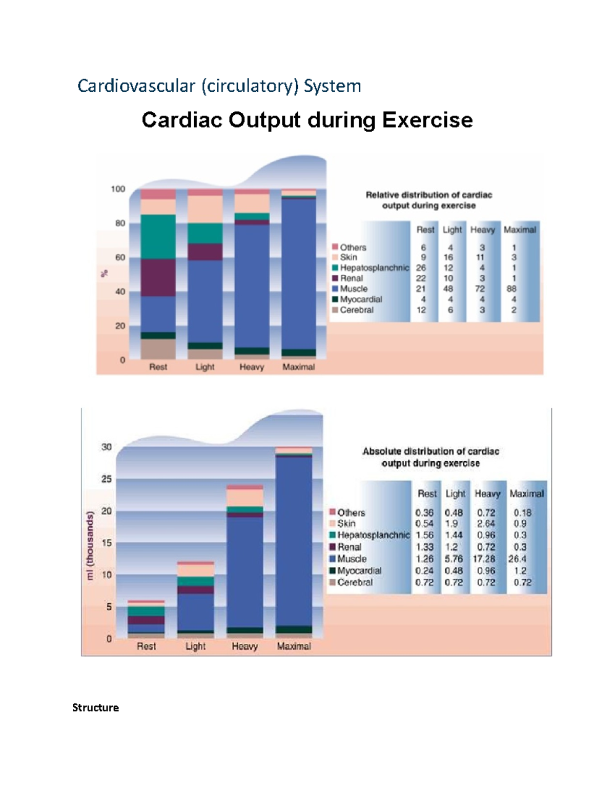 Cardiovascular System - Cardiovascular (circulatory) System Cardiac ...