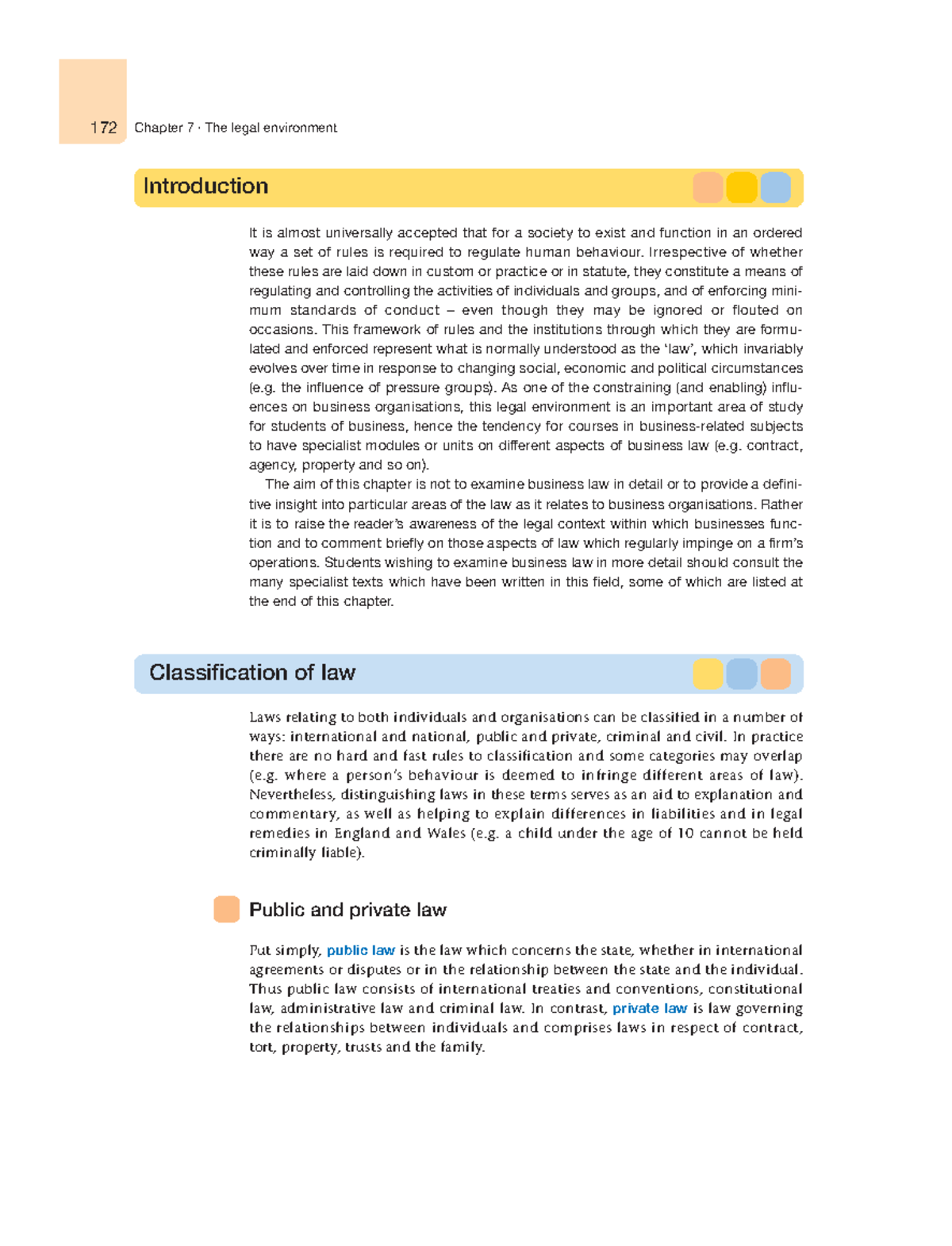 The Business Environment ( PDFDrive )-34 - 172 Chapter 7 · The legal environment It is almost ...