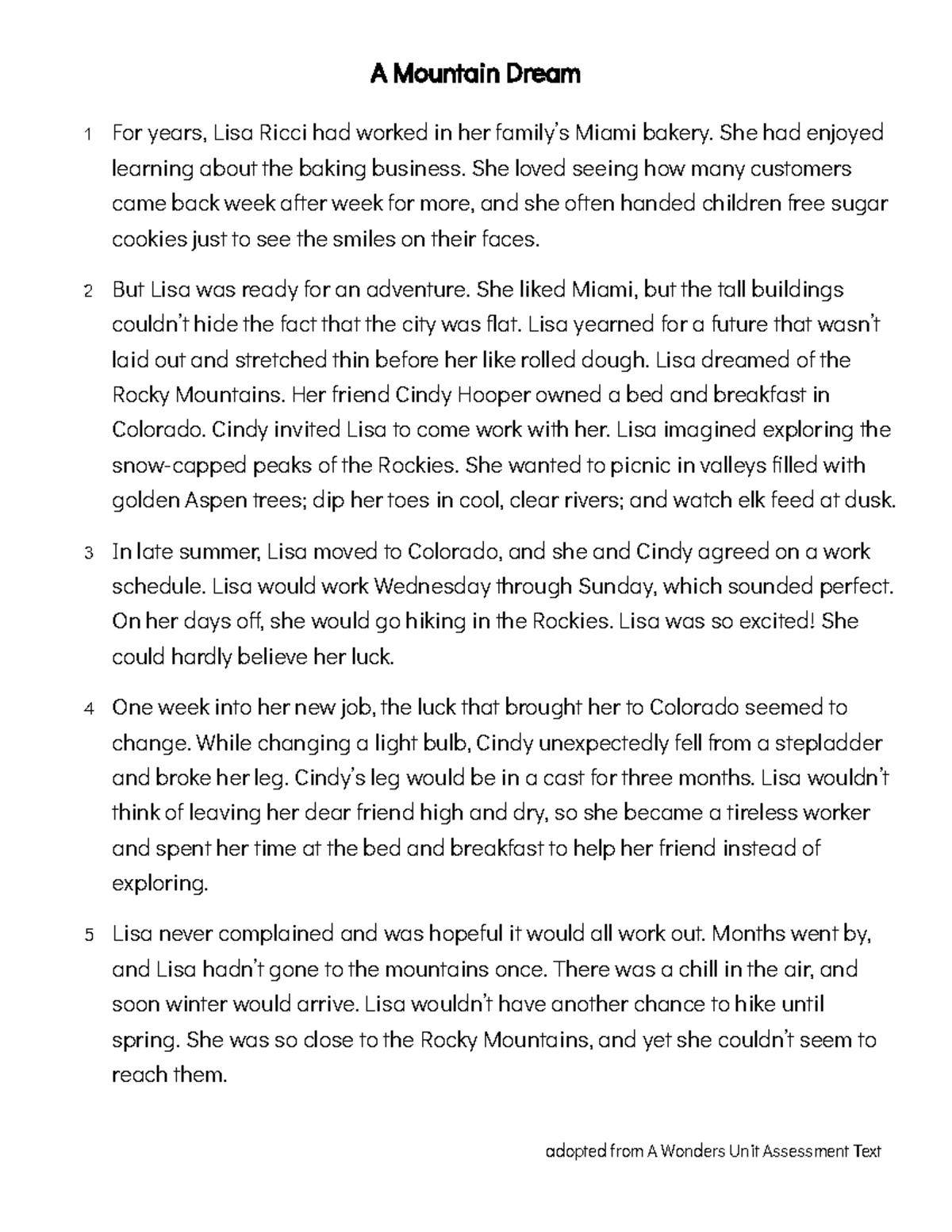 Updated A Mountain Dream SBUA Text 1.1 - Google Docs - A Mountain Dream ...