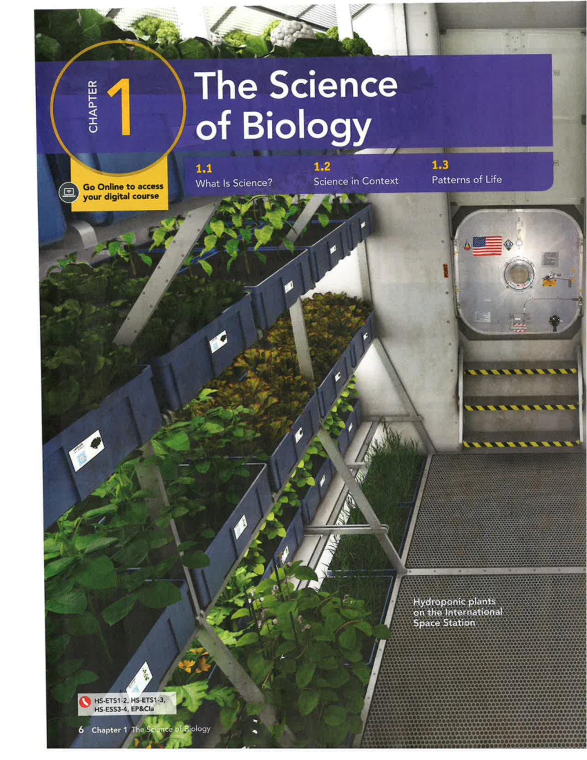 Chapter 1 - d s djdsd sd - The Science of Biology 1 1 1 Go Online to ...