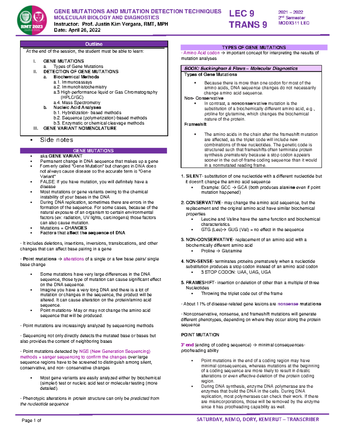 MODX LEC Trans 9 - Hssjmsmxnd - SATURDAY, NEMO, DORY, KEMERUT ...